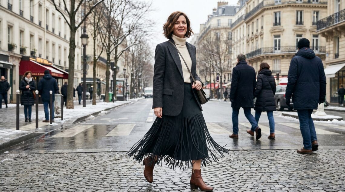 Cette jupe longtemps jugée ringarde revient en force : la coupe chic ...
