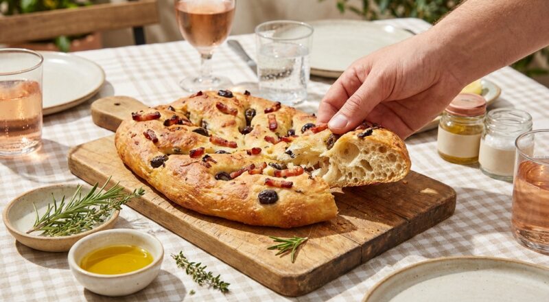 Fougasse provençale maison : ce geste oublié avec la pâte qui change ...