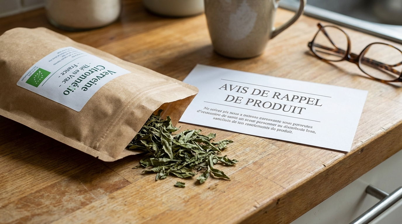 Rappel conso : si vous buvez cette infusion bio à la verveine d ...
